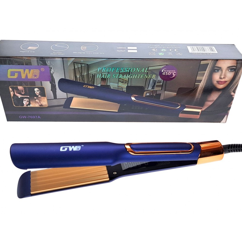 Placa profesionala de creponat parul GWD 200-450 grade